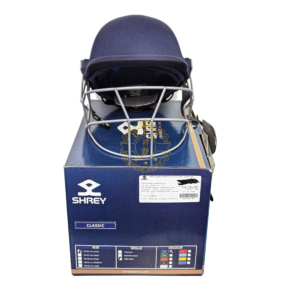 Shrey Classic Steel Helmet – USA Cricket Gear