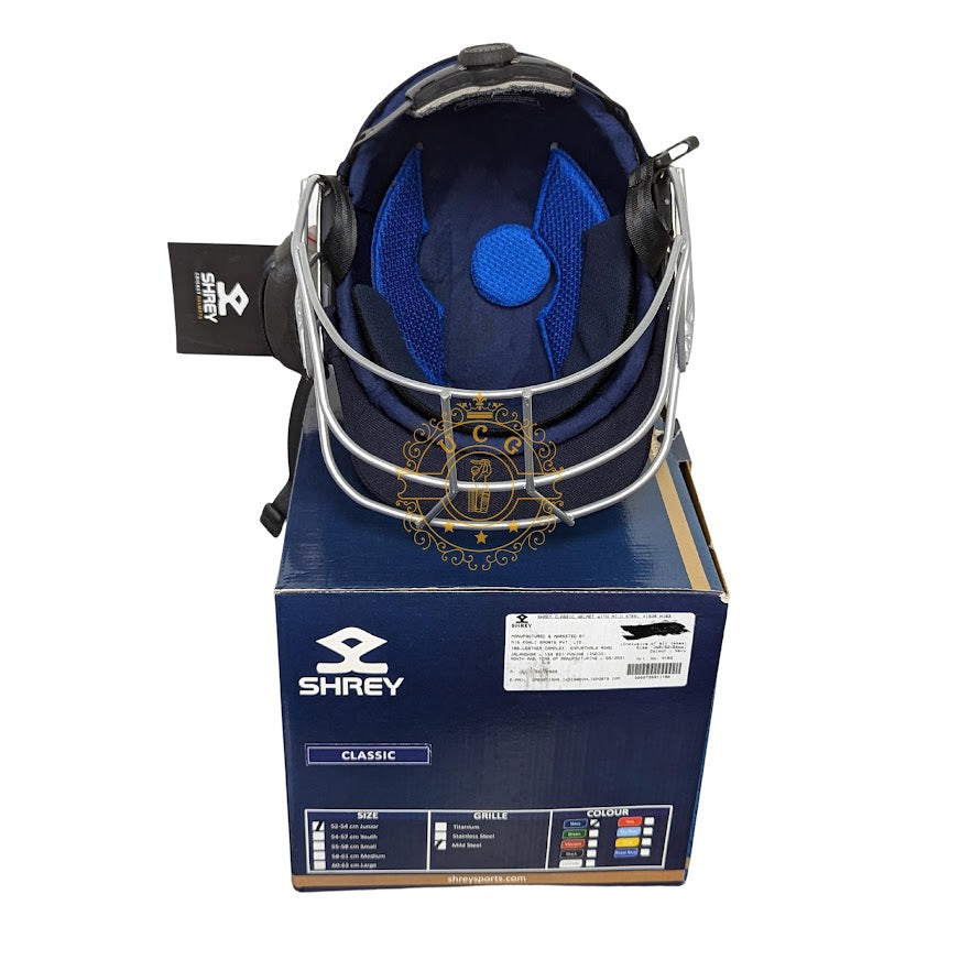 Shrey Classic Steel Helmet – USA Cricket Gear
